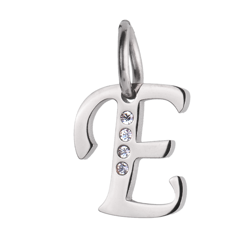 Charm de Inicial Letra Lizzy – Letra E